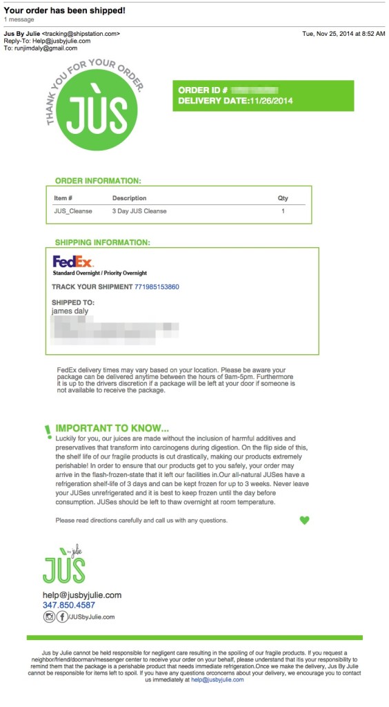 Shipping Confirmation Email Tips