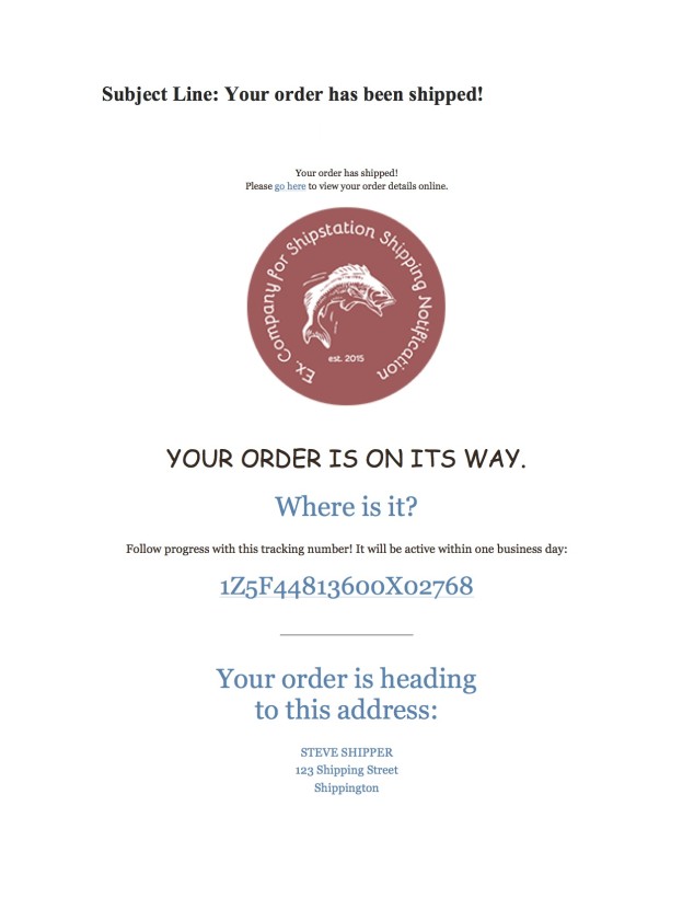 Shipping Confirmation Email Tips