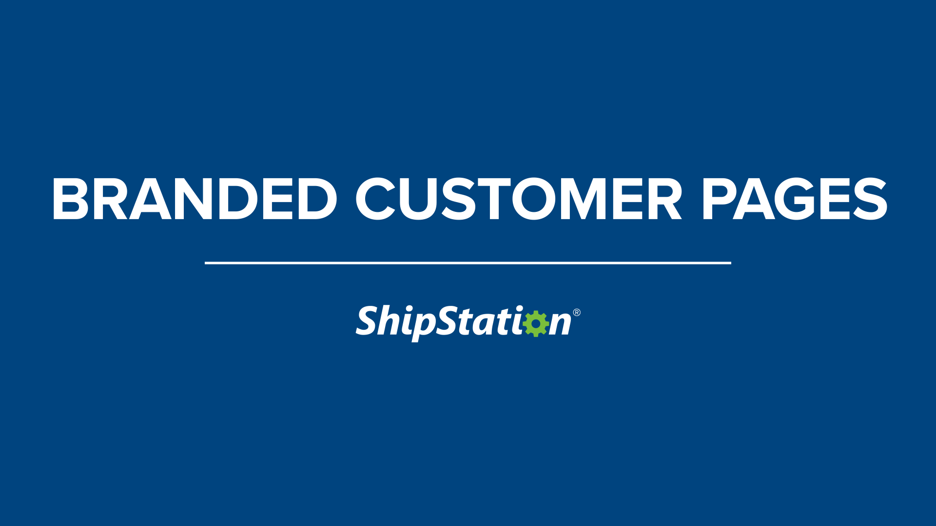 How to Create Branded Customer Pages (Legacy) - ShipStation